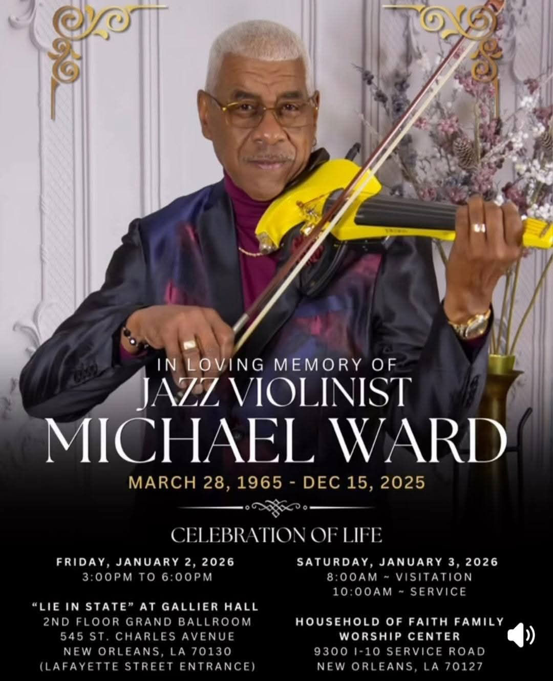 The Gift of Song: Celebrating the Life and Legacy of Michael Ward – New Orleans Data News Weekly